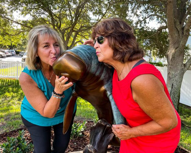 IRB Action 2000 Donates Bronze Manatee Sculpture | Randolph Rose Collection
