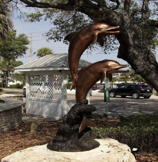 Bronze Dolphin Sculpture Unveiled at IRB Park | Randolph Rose Collection