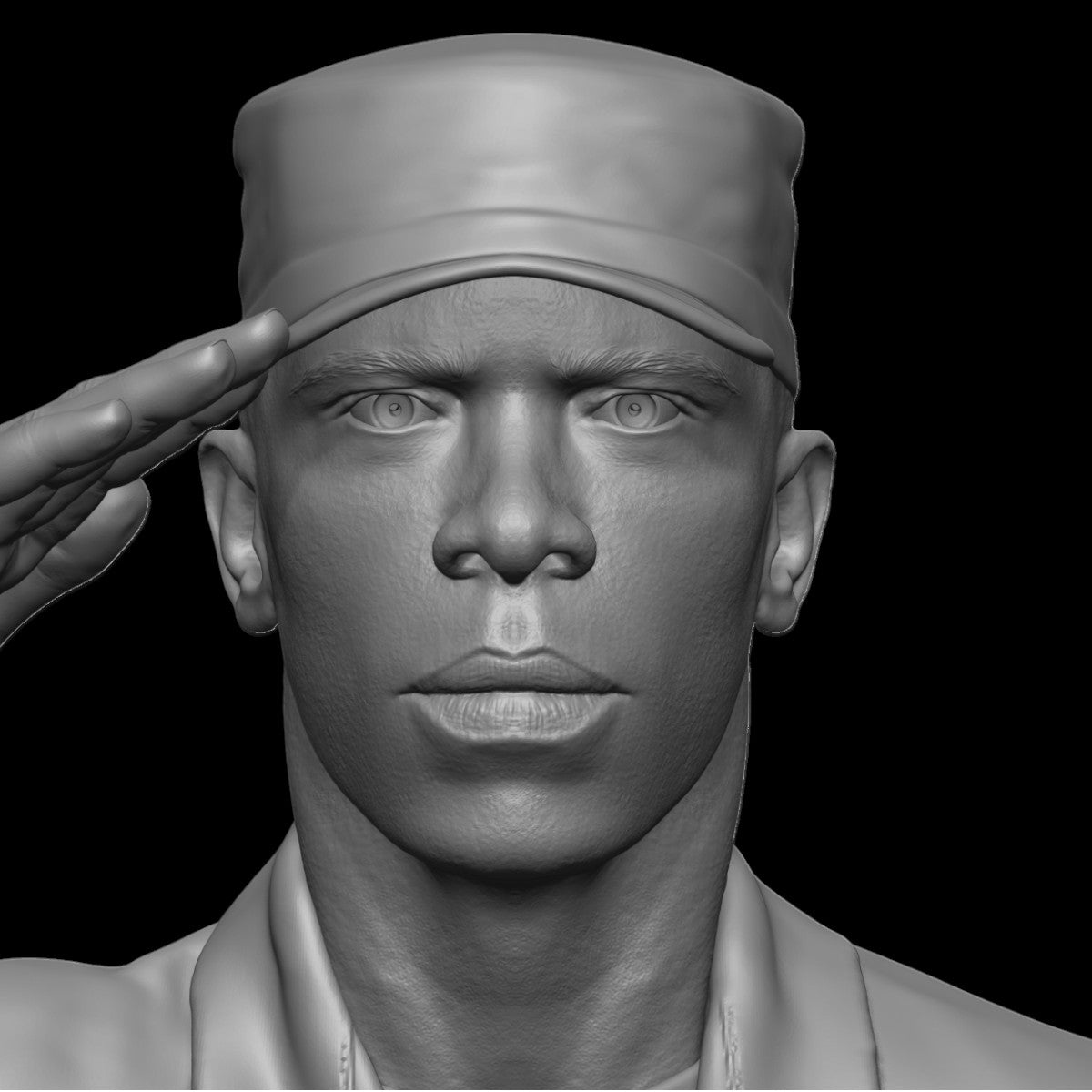 Saluting Space Force Soldier In Production | Randolph Rose Collection