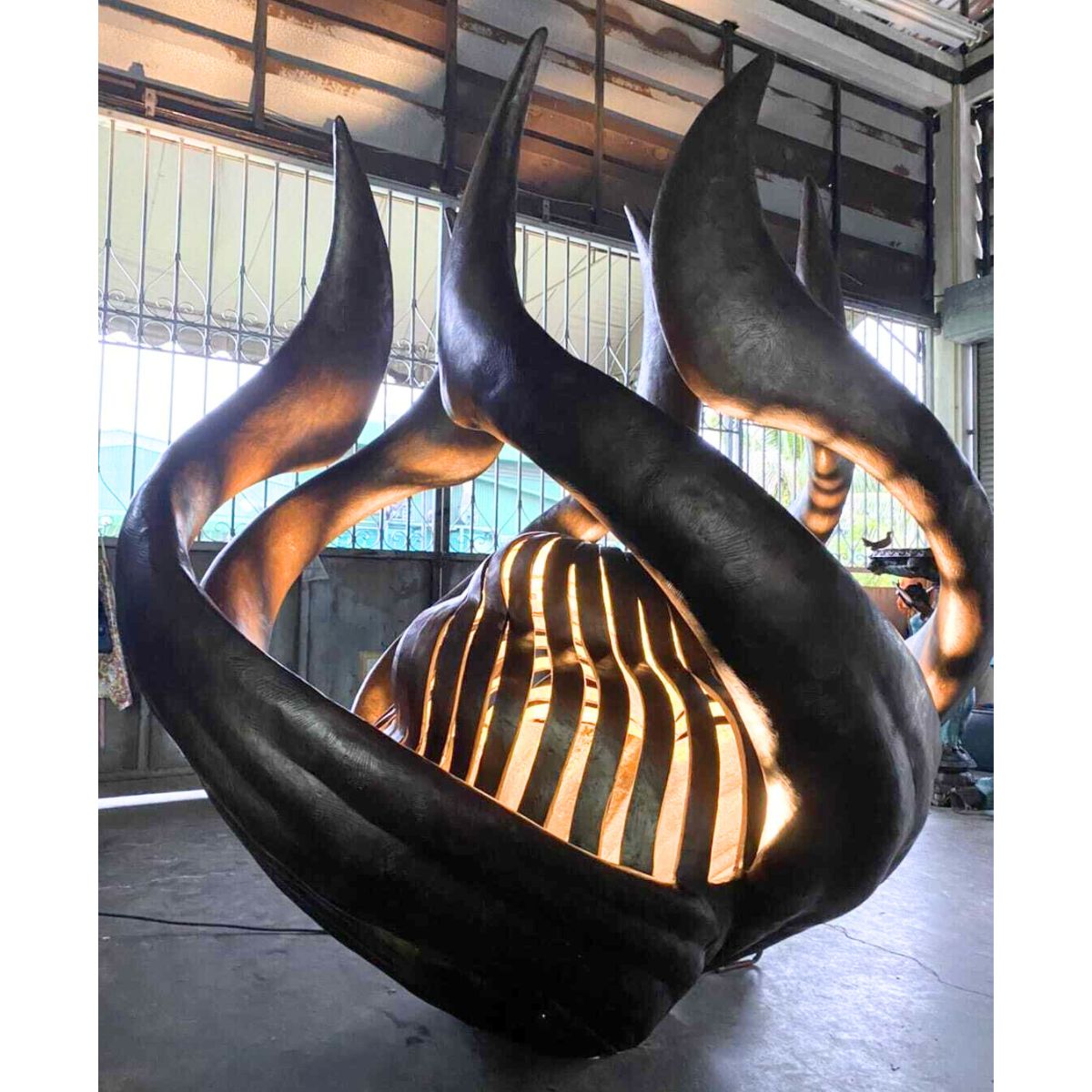 Large Bronze Eternal Flame Statue | Randolph Rose Collection