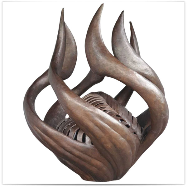 Large Bronze Eternal Flame Statue | Randolph Rose Collection