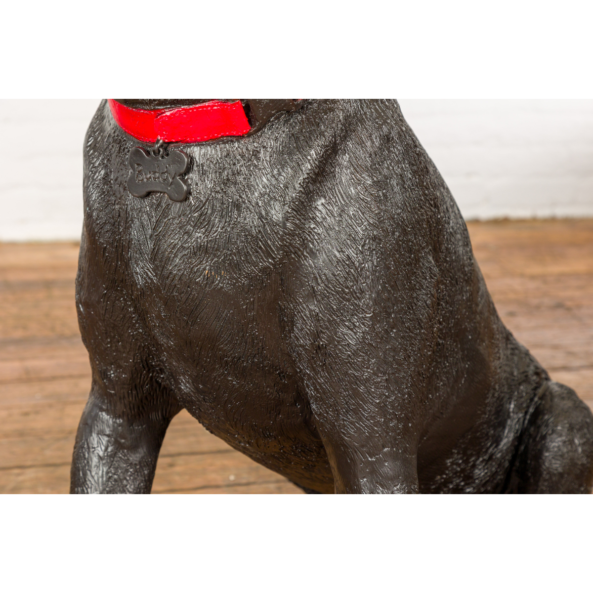 Bronze Labrador Dog Statue Sitting | Randolph Rose Collection