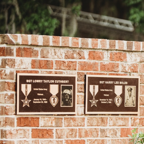 Custom Soldier's Memorial Bronze Plaques | Randolph Rose Collection