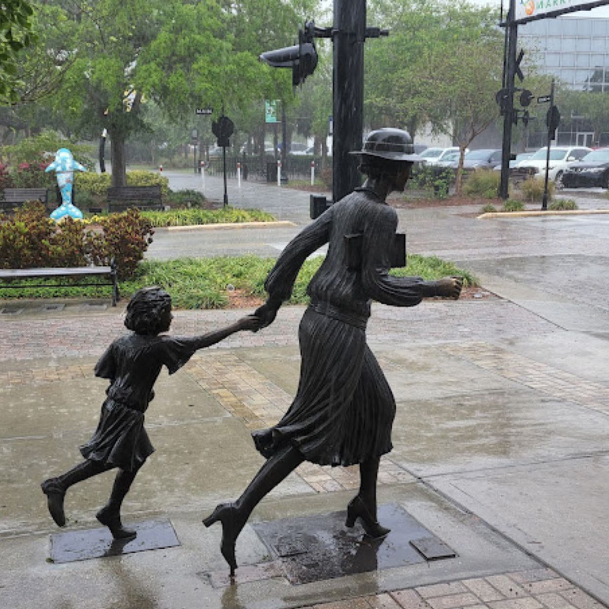 All Aboard Custom Bronze Train Statue Set | Randolph Rose Collection