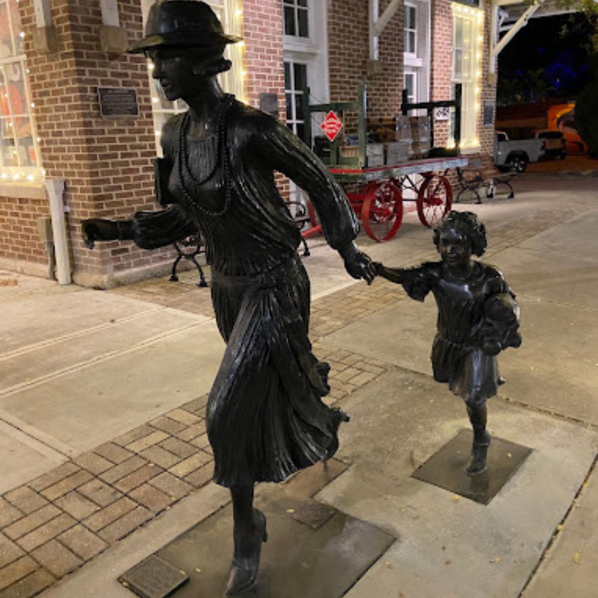 All Aboard Custom Bronze Train Statue Set | Randolph Rose Collection