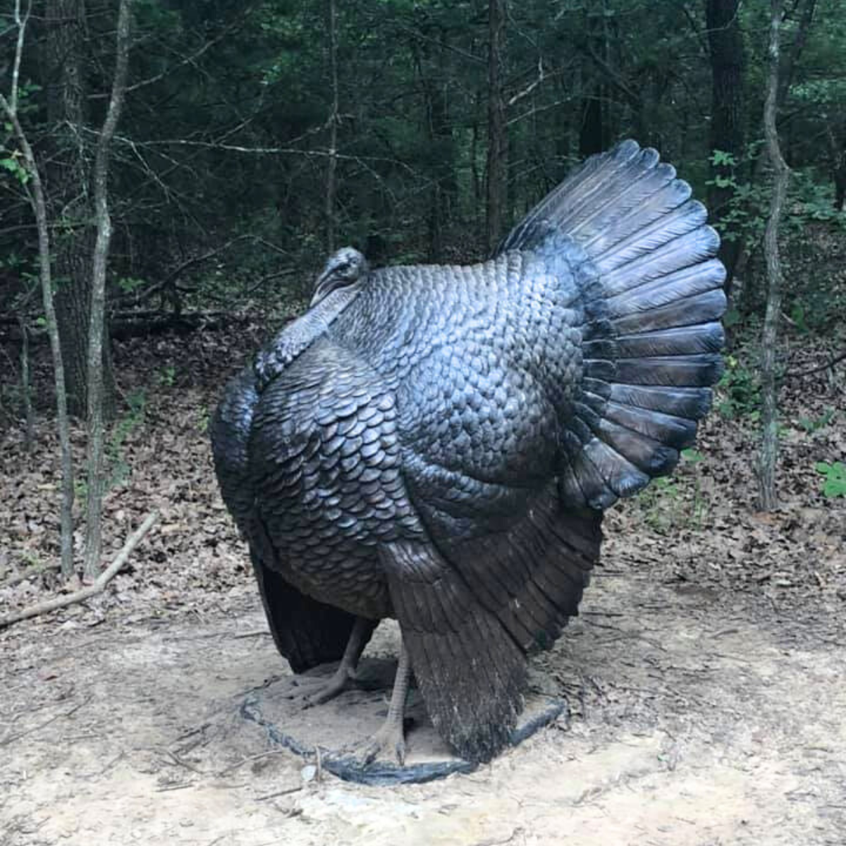 Shop this Large Bronze Turkey Statue with Incredible Detail | Randolph ...
