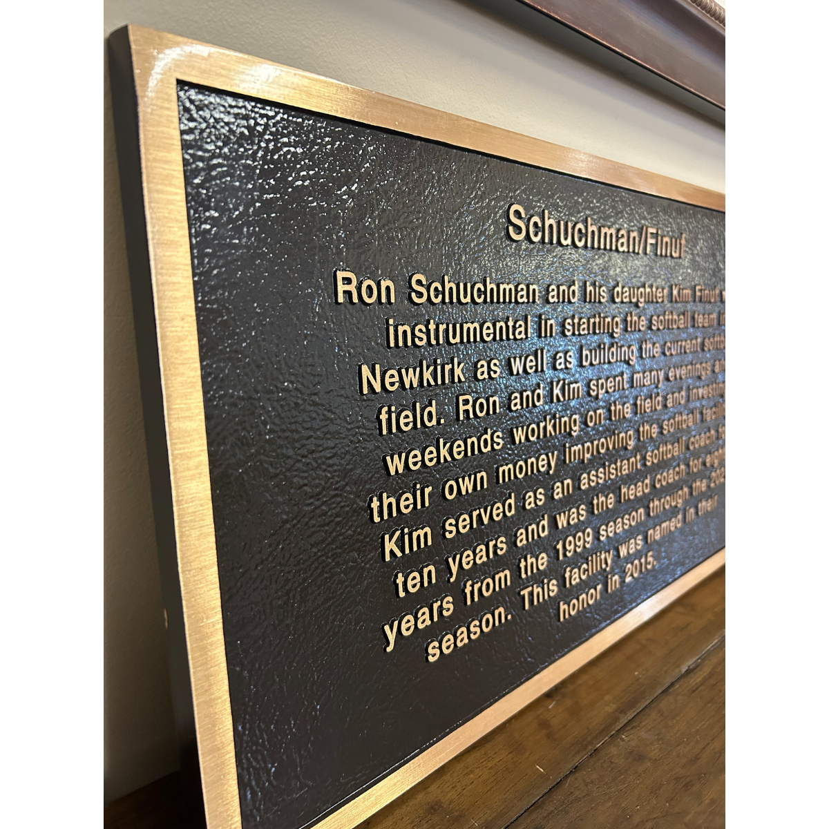 Bronze Community Recognition Plaque | Randolph Rose Collection