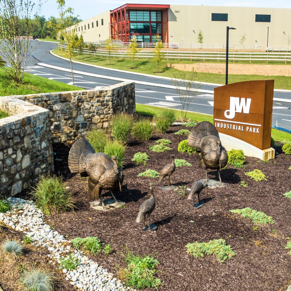 Set of Bronze Turkeys Statues and Hen Statues | Randolph Rose Collection