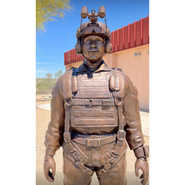 Life-size Custom Military Freefall Jumper Soldier Statue | Randolph ...