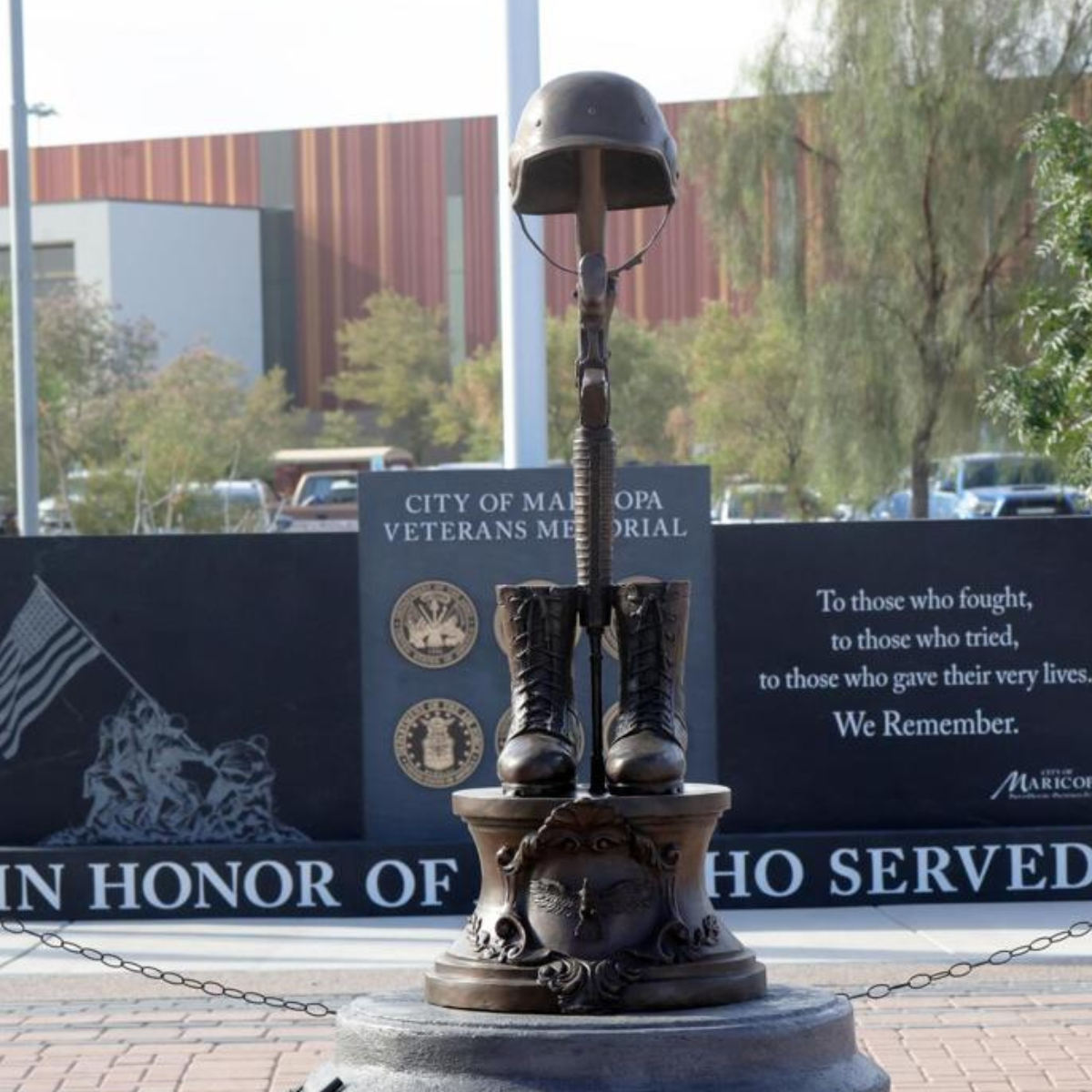 Bronze Battlefield Cross Soldier Statue | Randolph Rose Collection