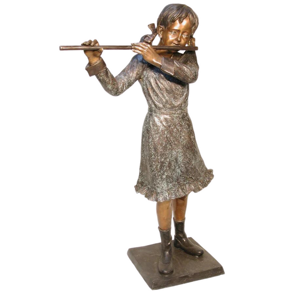 Bronze Music Statue of Kids Playing Instruments | Randolph Rose Collection