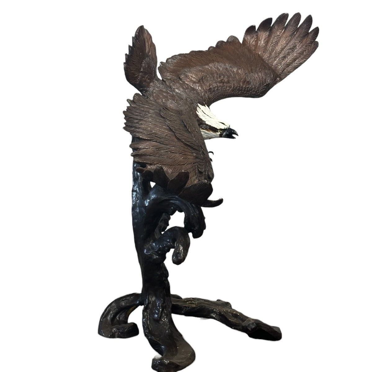 Bronze Flying Osprey Bird Statue | Randolph Rose Collection