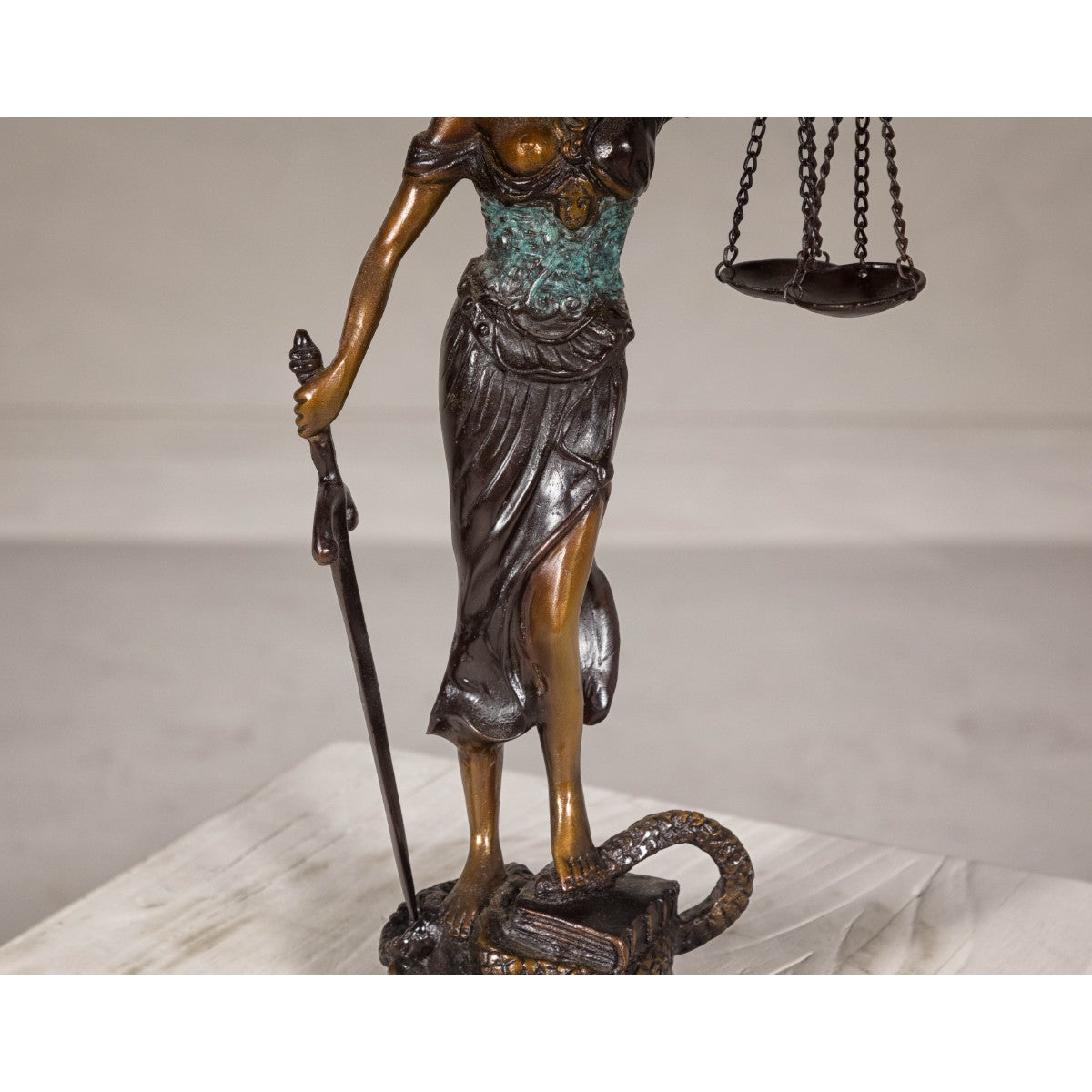 Bronze Lady Justice Statue in Four Sizes | Randolph Rose Collection