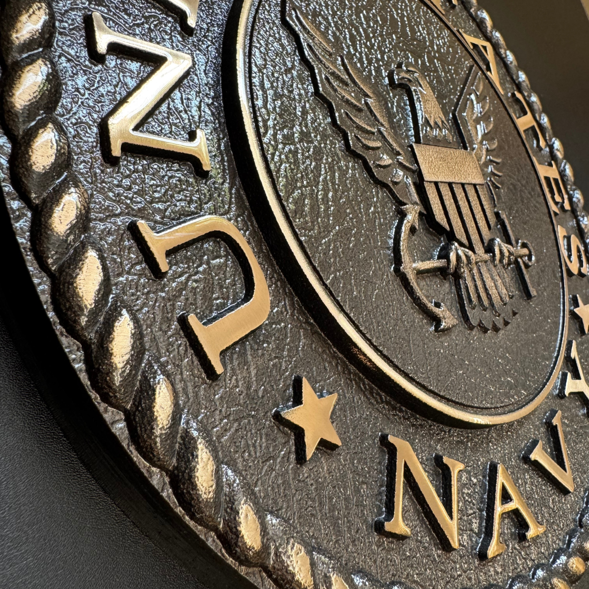 Bronze Military Plaque of the Navy Seal | Randolph Rose Collection