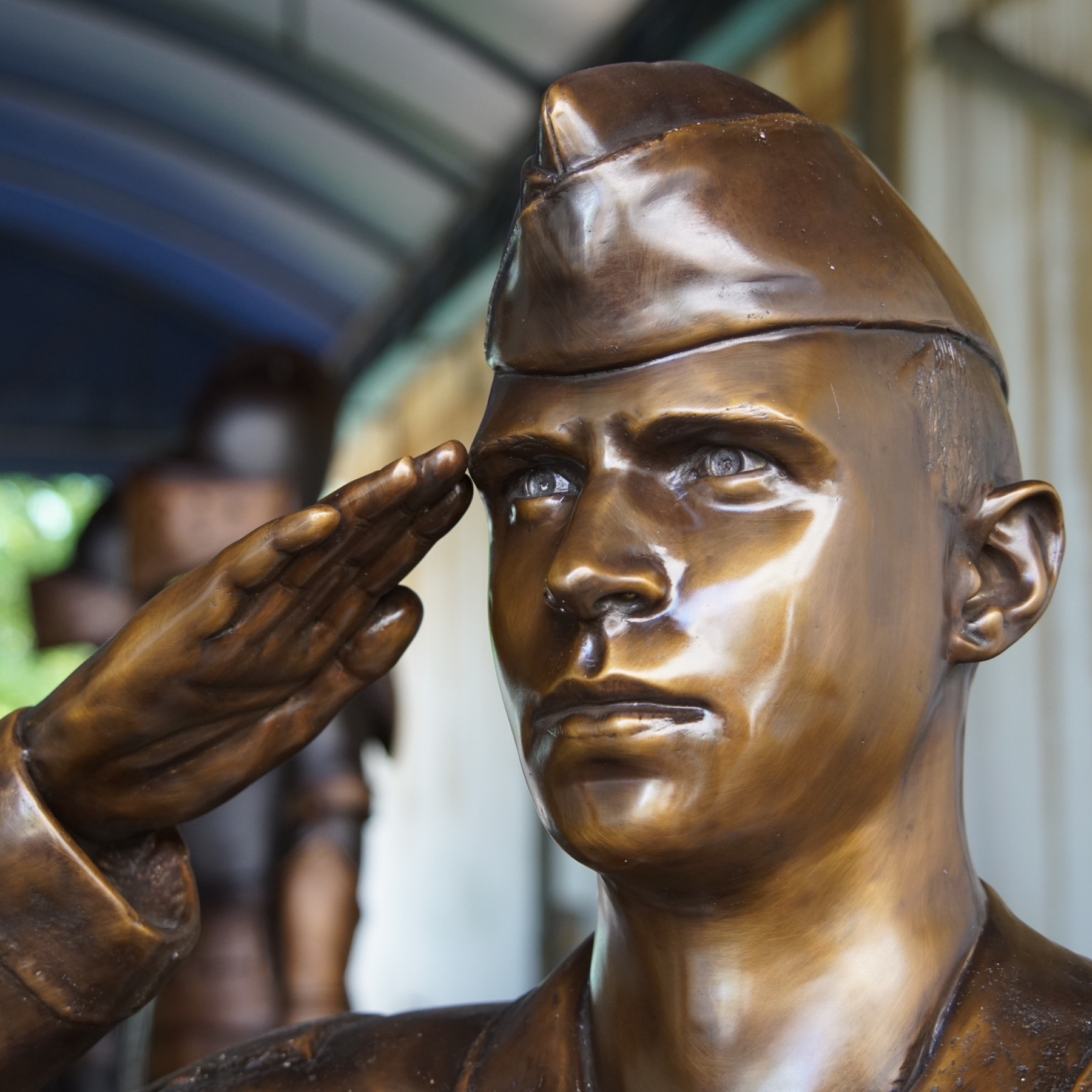 Saluting Bronze Air Force Pilot Statue | Randolph Rose Collection