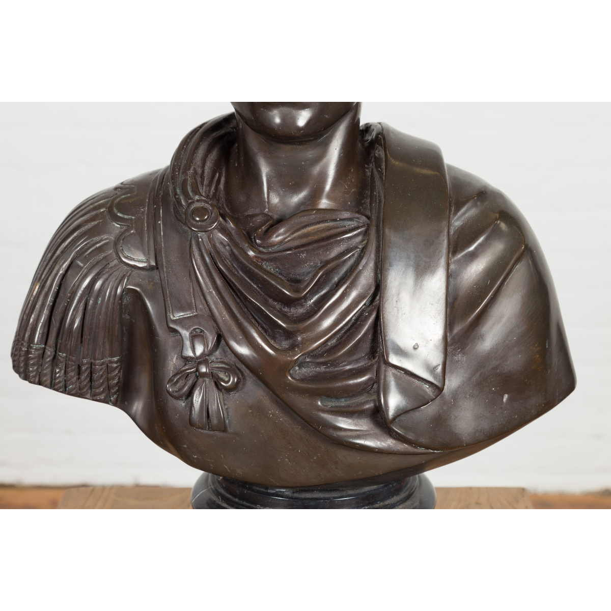 Bronze Tabletop Bust of Roman Emperor Caesar Augustus | Randolph Rose ...