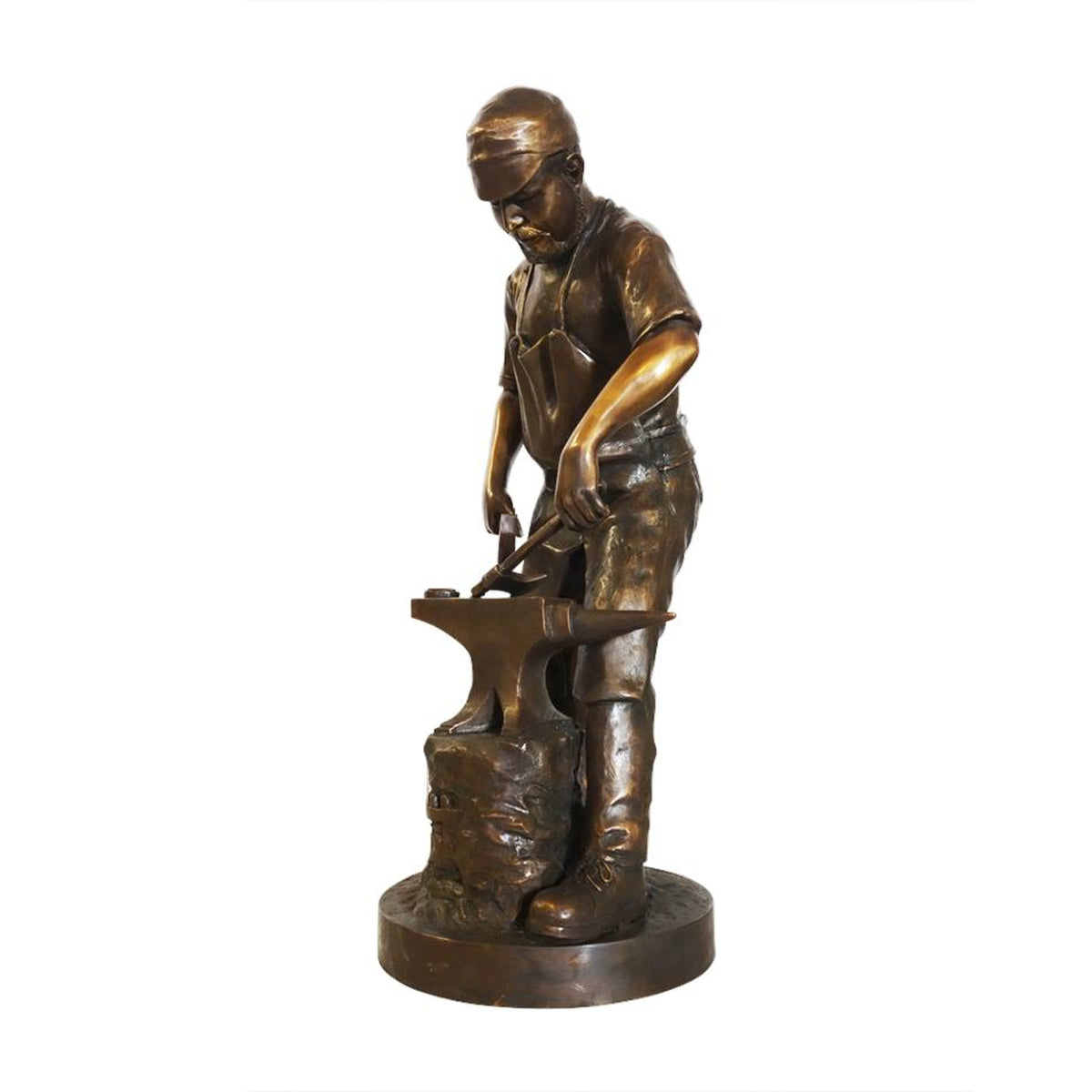 Custom Bronze Blacksmith Statue | Randolph Rose Collection