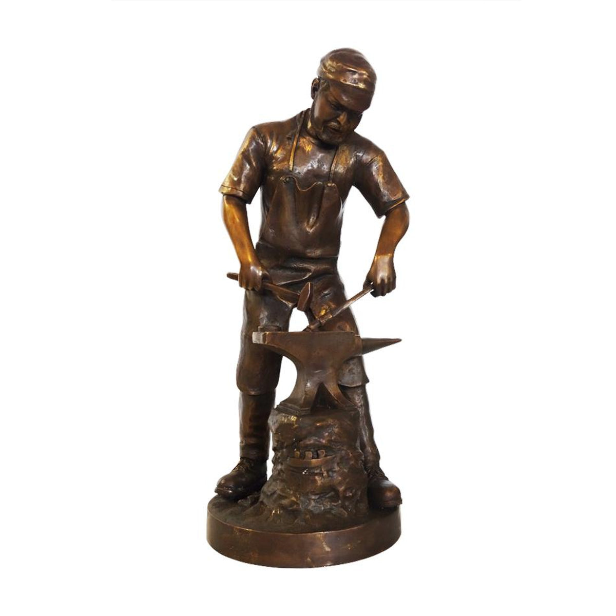 Custom Bronze Blacksmith Statue | Randolph Rose Collection