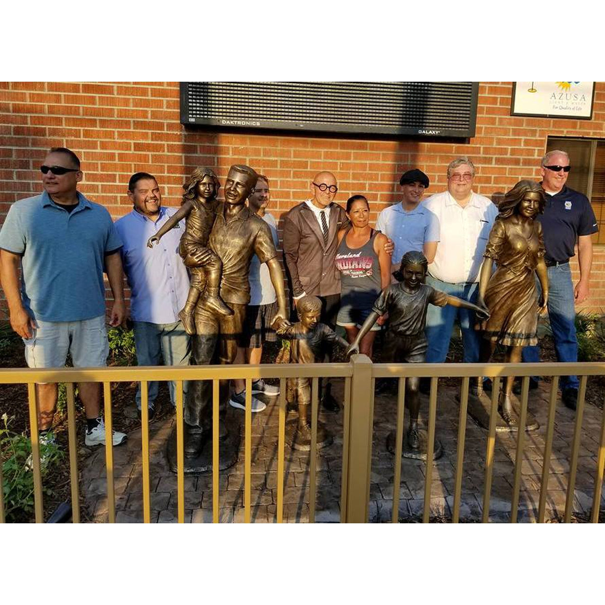 Bronze Family Statue of Mom, Dad & Kids | Randolph Rose Collection
