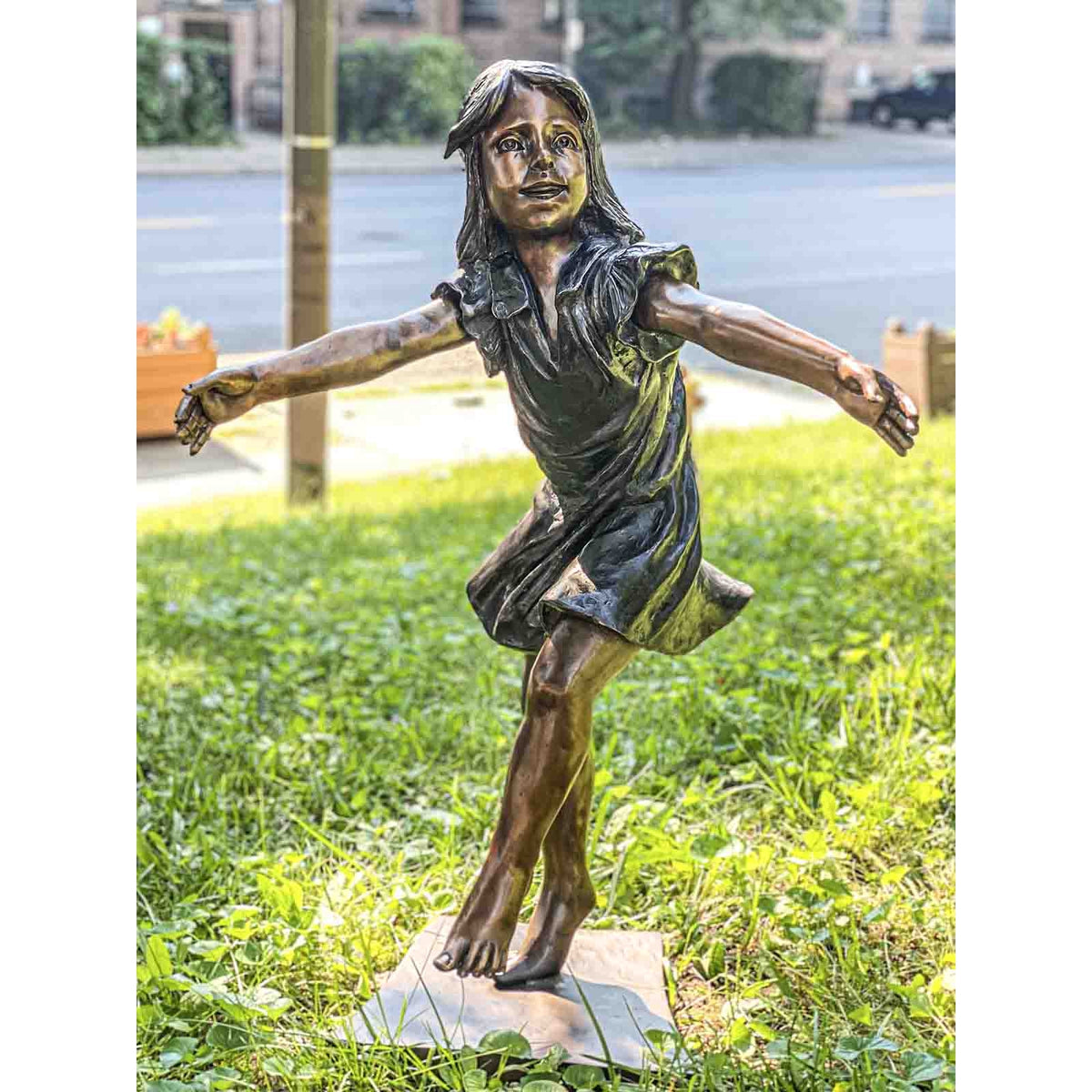 Bronze Children's Statue of Kids Dancing Together | Randolph Rose ...