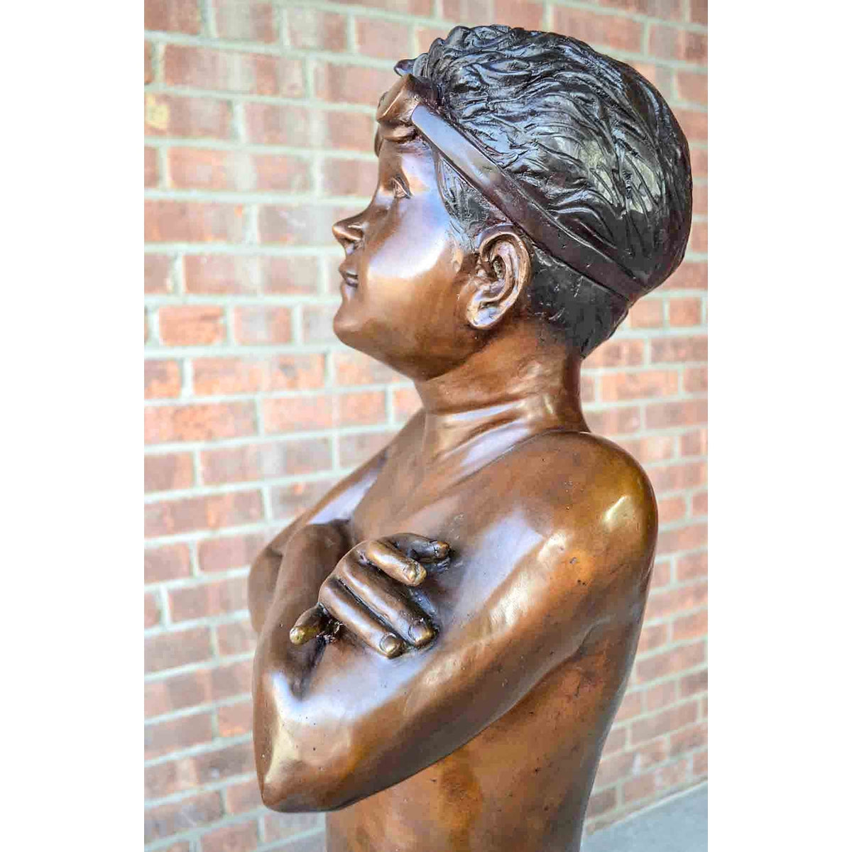 Life-size Children's Bronze Swimming Statue | Randolph Rose Collection