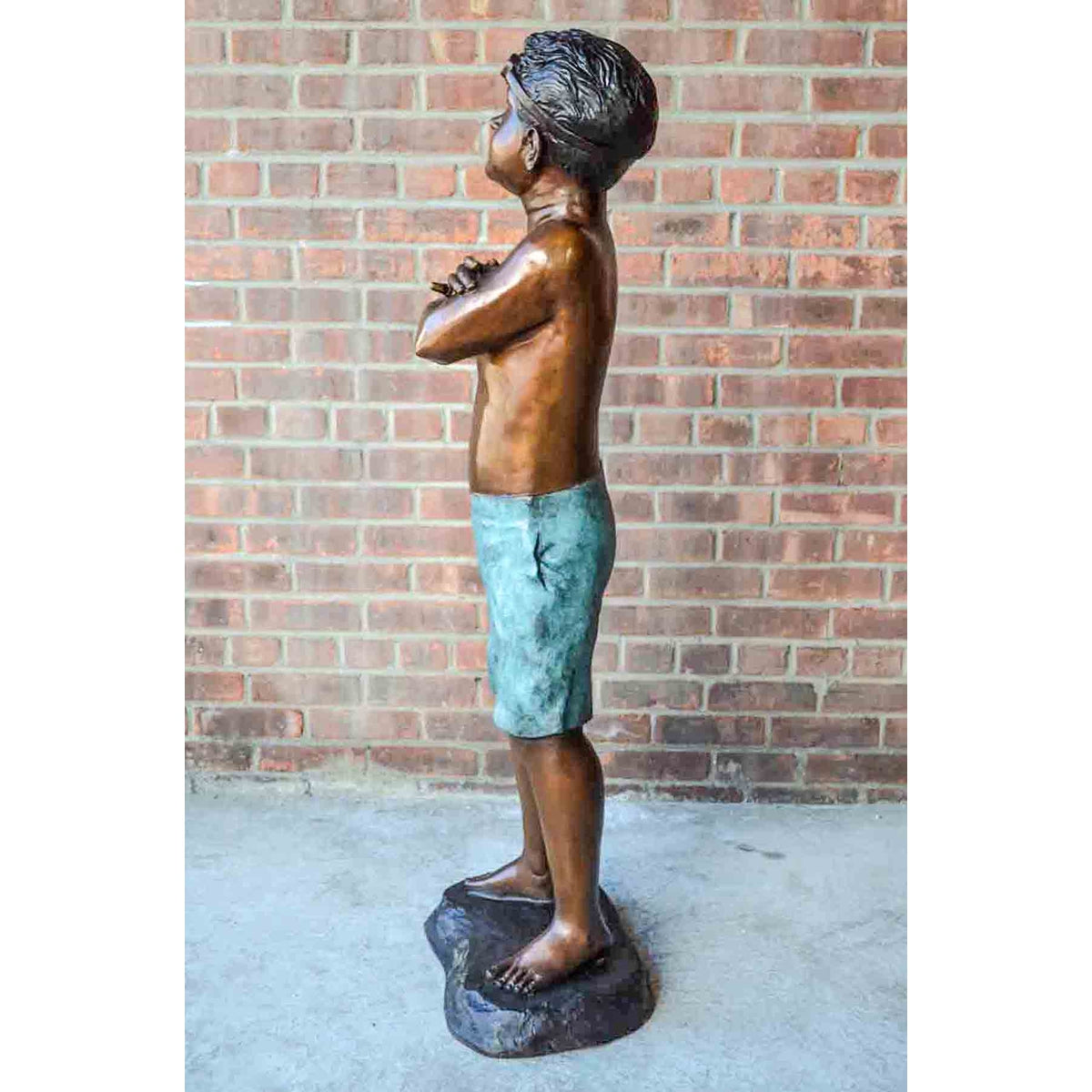 Life-size Children's Bronze Swimming Statue | Randolph Rose Collection