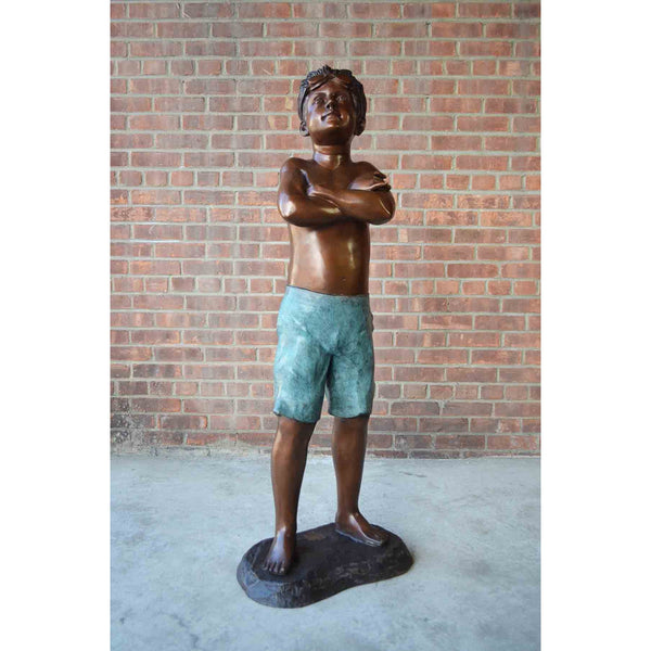Life-size Children's Bronze Swimming Statue | Randolph Rose Collection