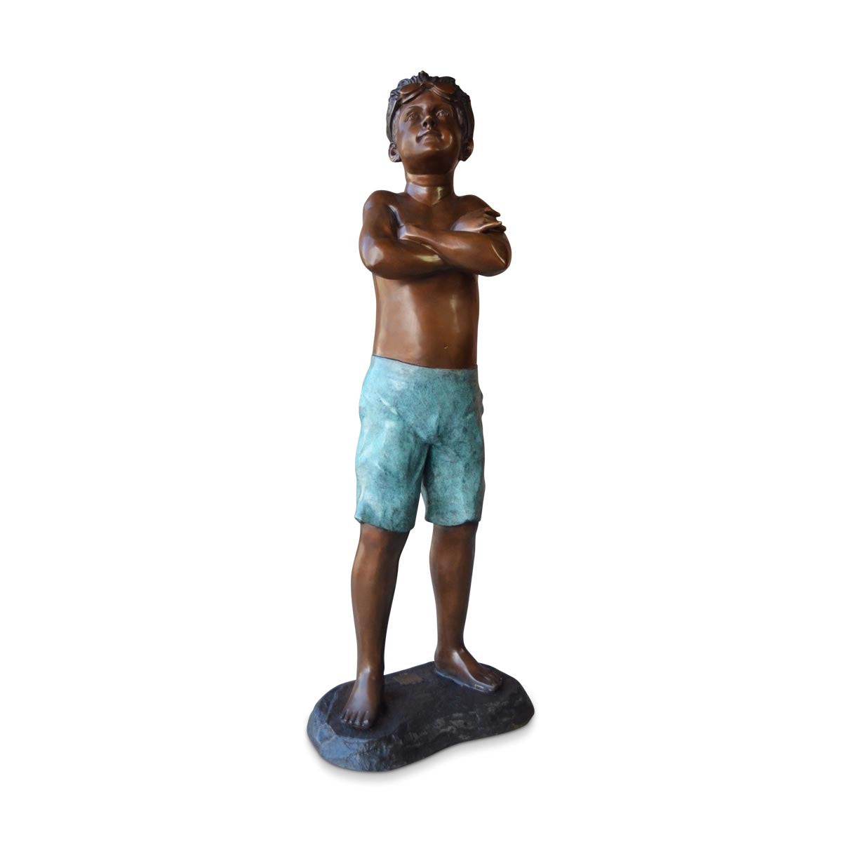 Life-size Children's Bronze Swimming Statue | Randolph Rose Collection