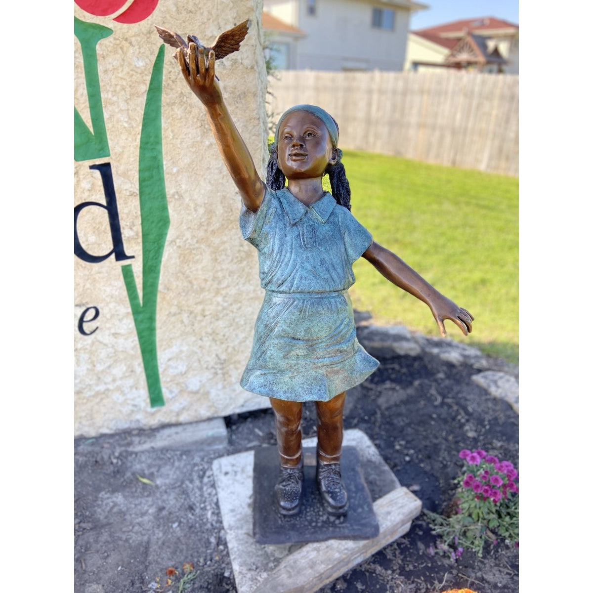 Bronze Children's Diversity Garden Statue | Randolph Rose Collection
