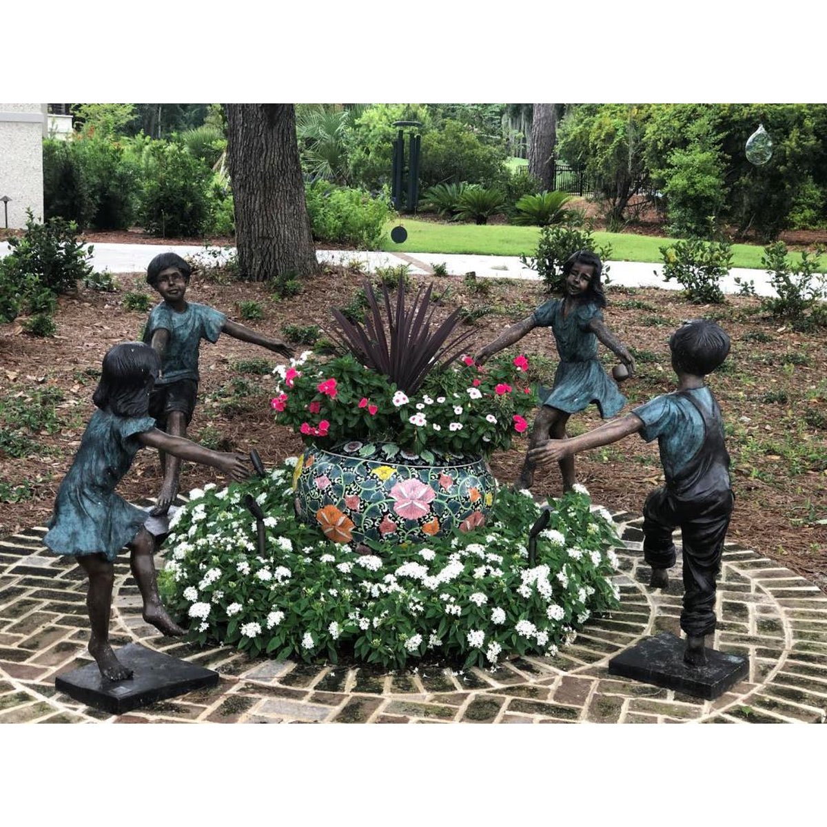 Bronze Park Statues of Children Dancing | Randolph Rose Collection