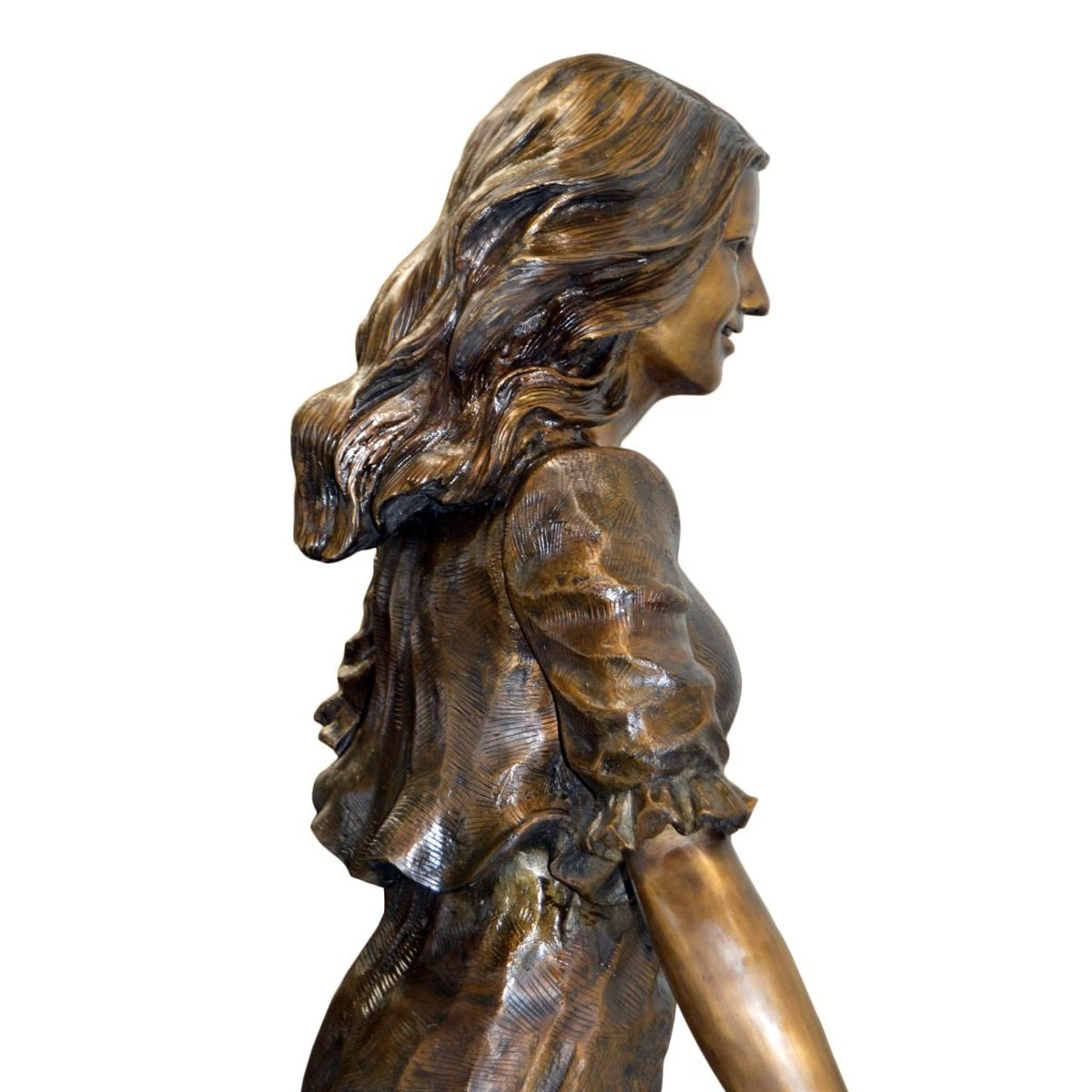 Life-size Bronze Family Statue of a Family Walking Together | Randolph ...