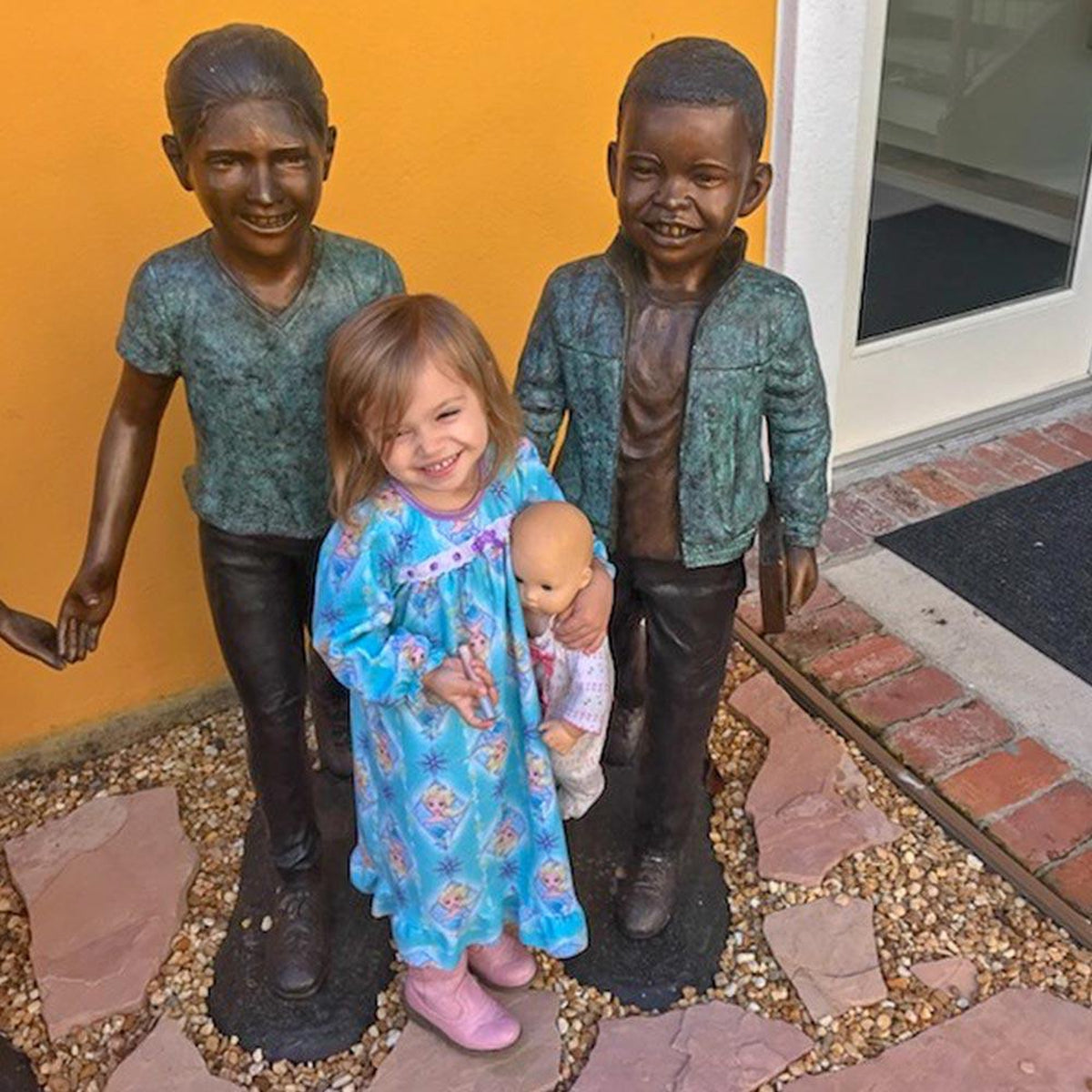Bronze Kids Celebrate Diversity Statues | Randolph Rose Collection