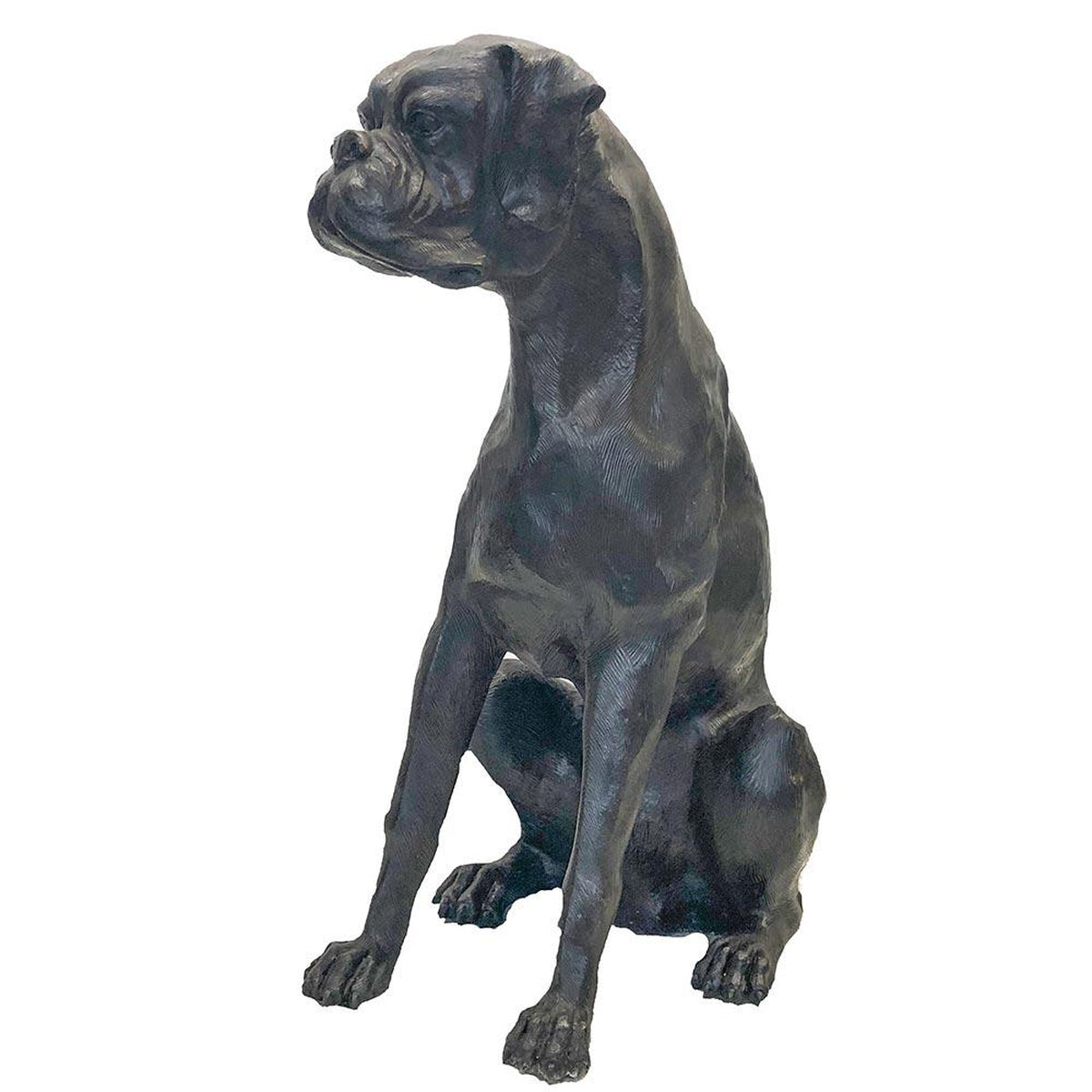 Bronze Boxer Dog Statue | Randolph Rose Collection