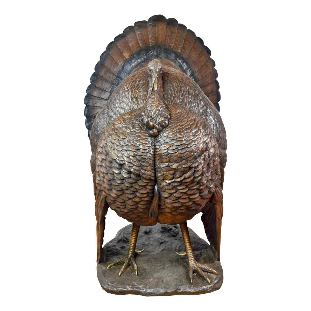 Shop this Large Bronze Turkey Statue with Incredible Detail | Randolph ...