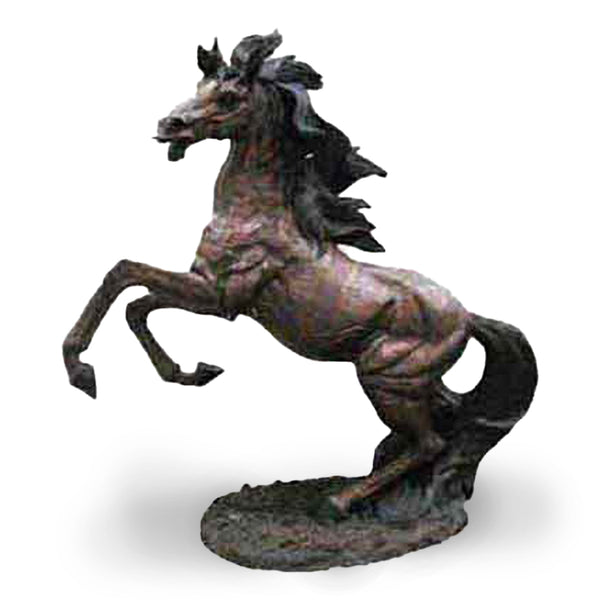 Rearing Horse Bronze Sculpture | Randolph Rose Collection