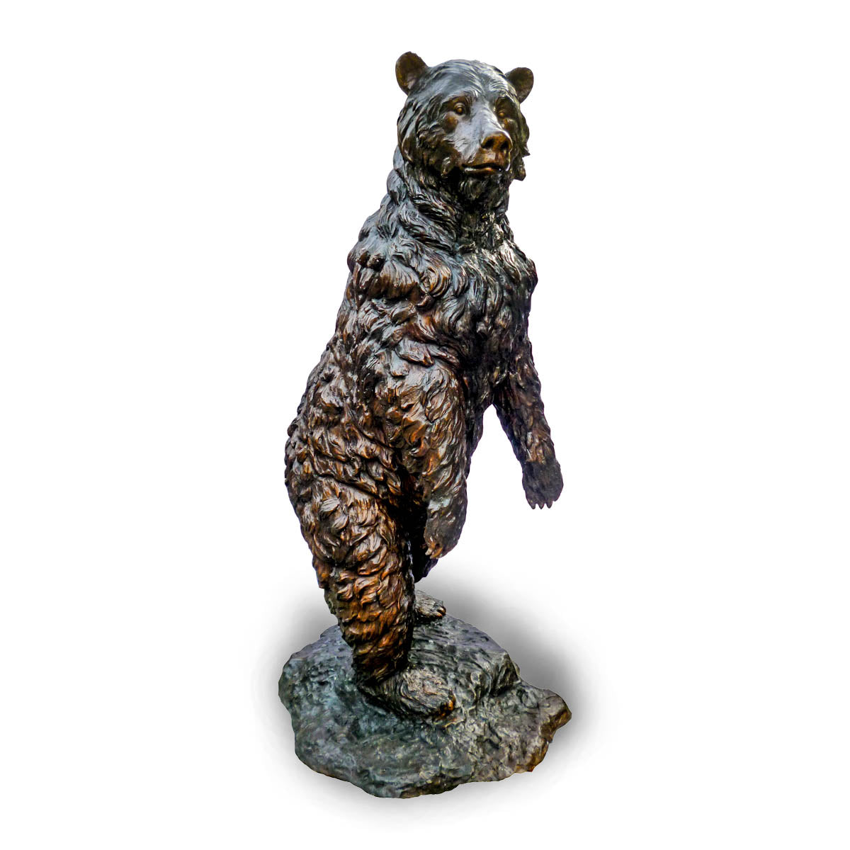 Bronze Standing Bear Garden Statue | Randolph Rose Collection