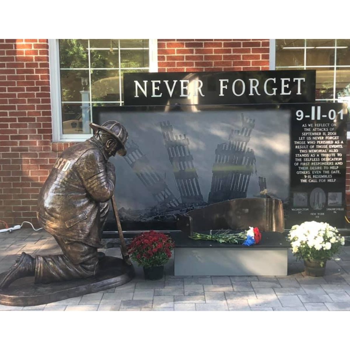 Custom Bronze Firefighter Memorial Statue | Randolph Rose Collection