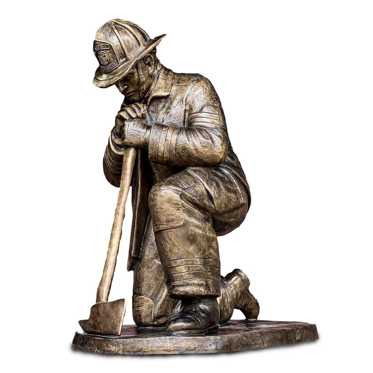 Custom Bronze Firefighter Memorial Statue | Randolph Rose Collection
