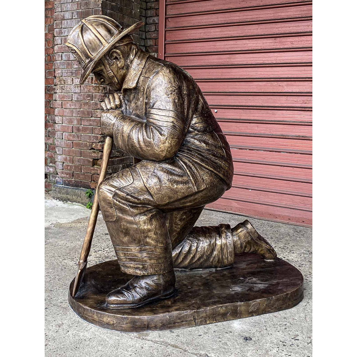 Custom Bronze Firefighter Memorial Statue | Randolph Rose Collection