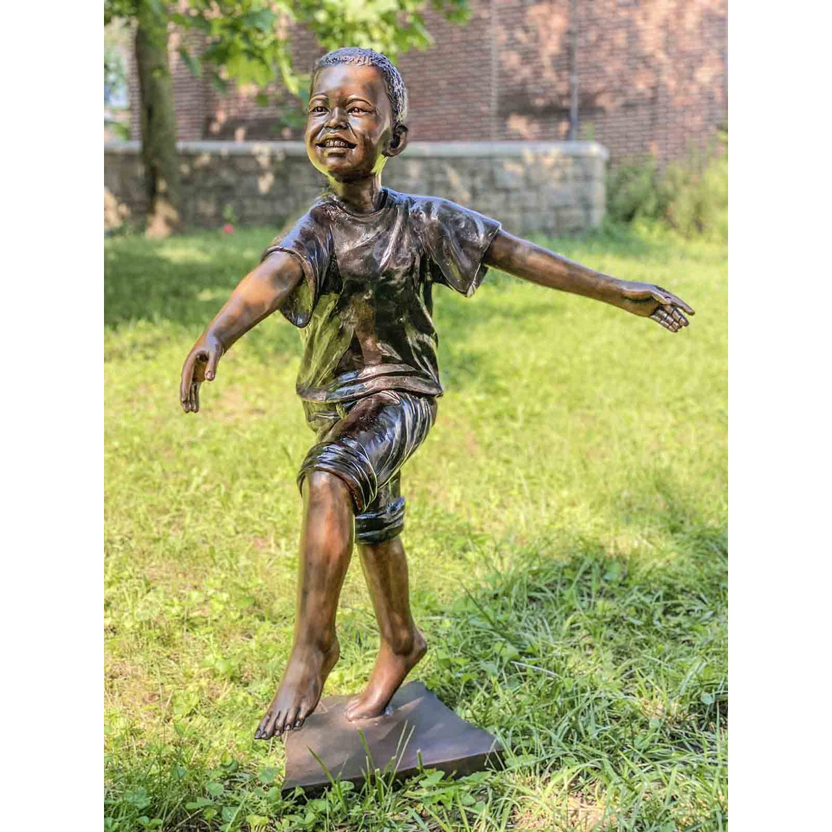 Bronze Children's Statue of Kids Dancing Together | Randolph Rose ...