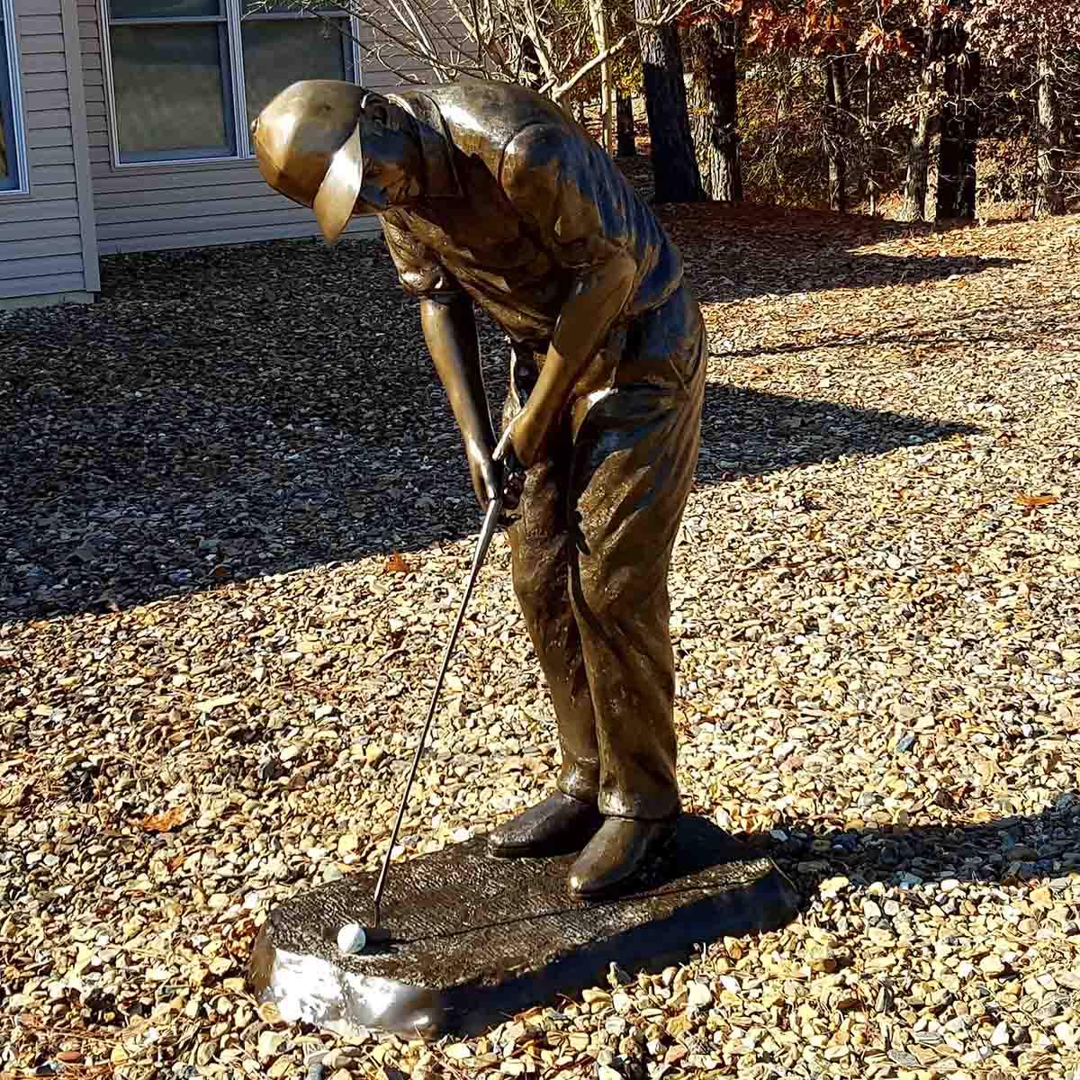 Life-size Bronze Golf Statue | Randolph Rose Collection