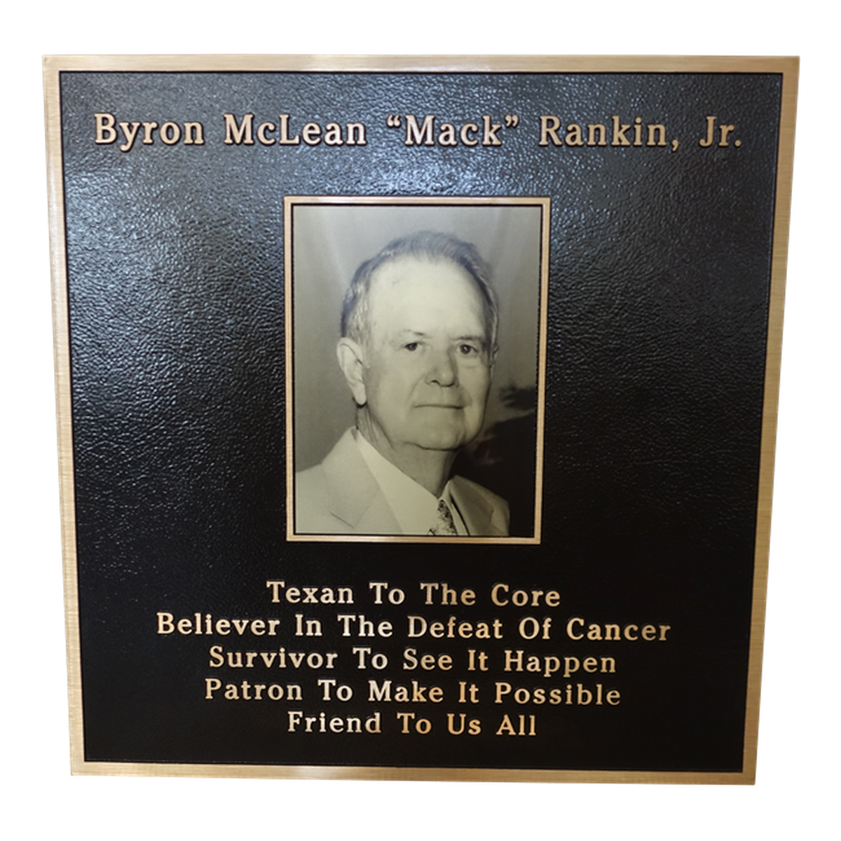 Bronze Dedicational Plaques | Randolph Rose Collection