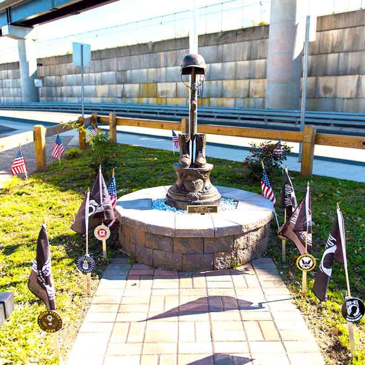 Bronze Statue Fallen Soldier Battlefield Cross | Randolph Rose ...