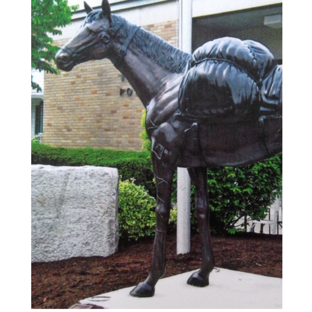 Bronze Life-Sized Military Horse Statue | Randolph Rose Collection