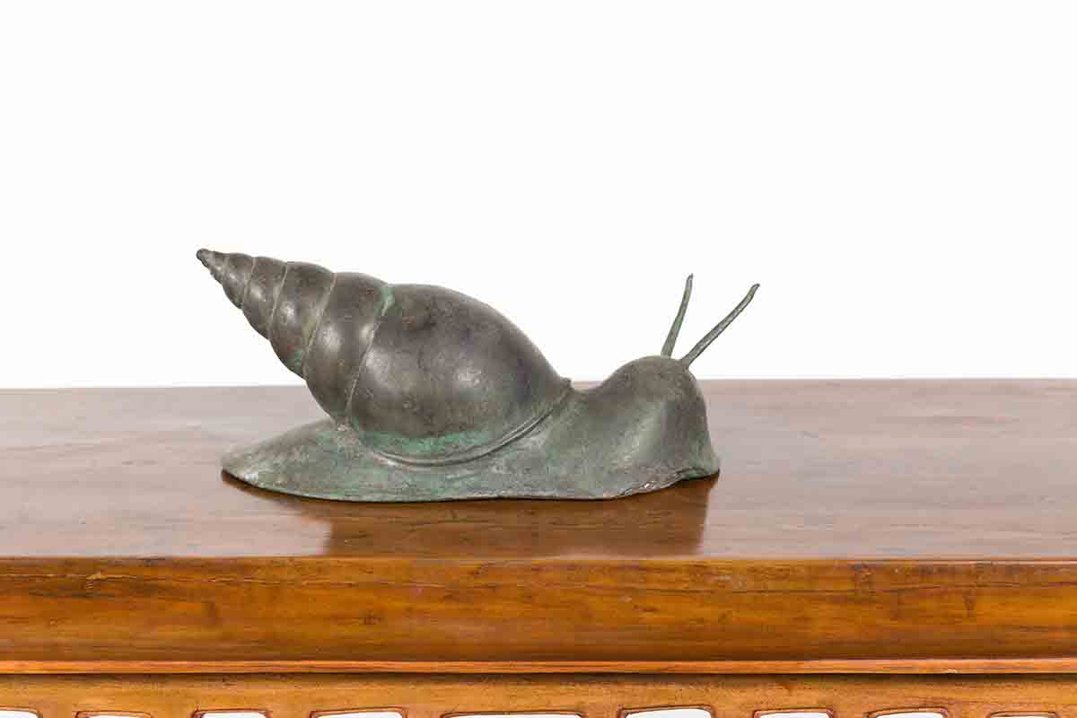 Buy Bronze Garden Snail Statues | Randolph Rose Collection