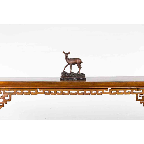 Vintage Bronze Statue of a Deer on Base | Randolph Rose Collection