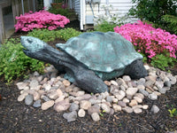 Large Bronze Turtle Garden Statue Walking | Randolph Rose Collection