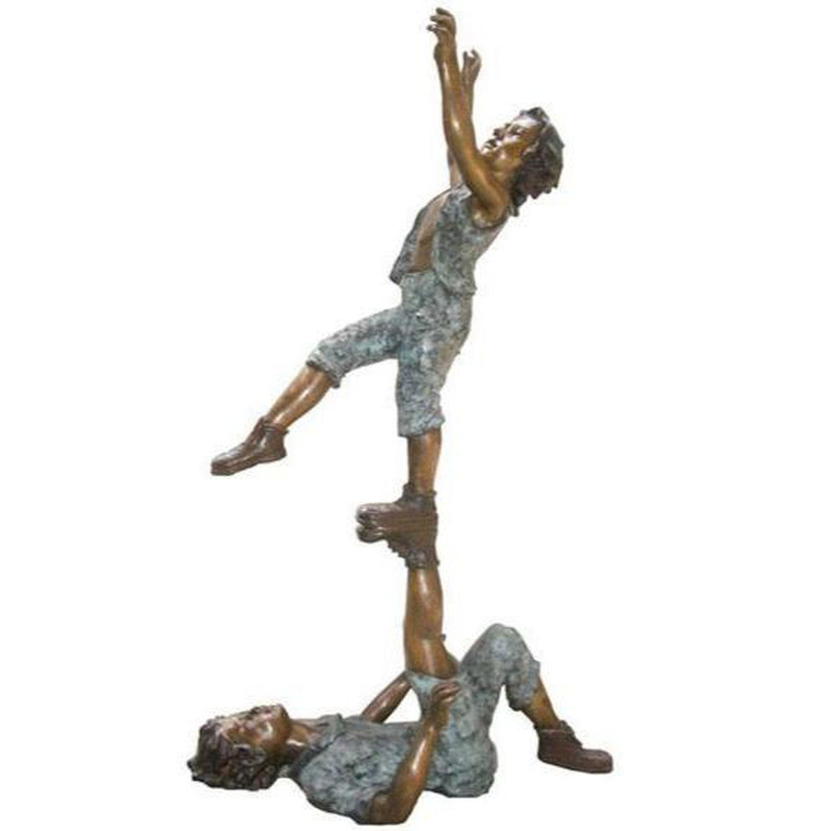 Bronze Leapfrog & Acrobat Statues | Randolph Rose Collection